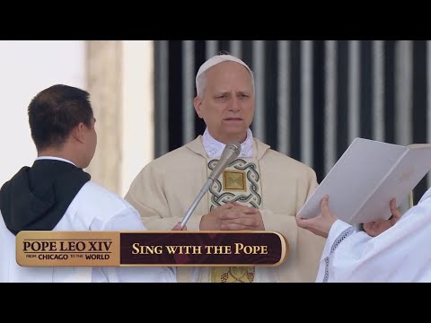 Pope Leo's singing sparks global social media campaign to unite believers