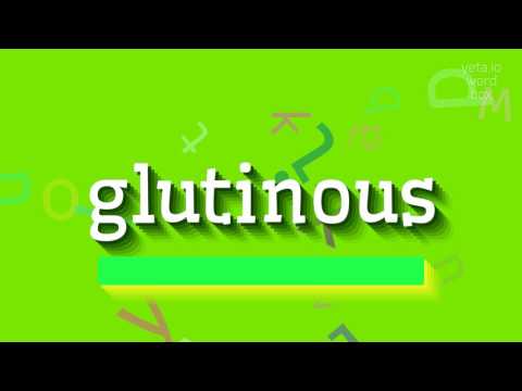 How to say "glutinous"! (High Quality Voices)