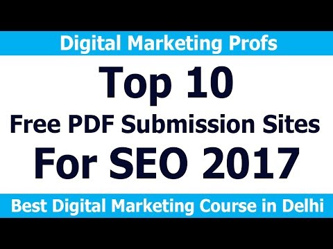 Top 10 Dofollow pdf Sites List for link building SEO 2017 | Digital Marketing Profs