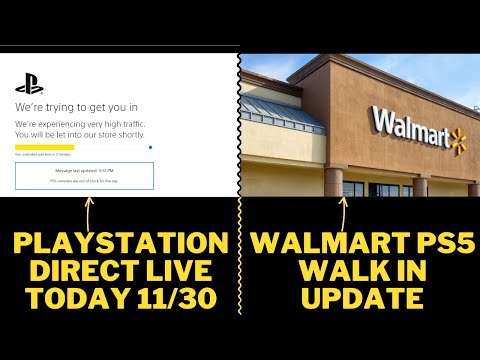 PlayStation Direct PS5 | Walmart PS5 Walk In Update