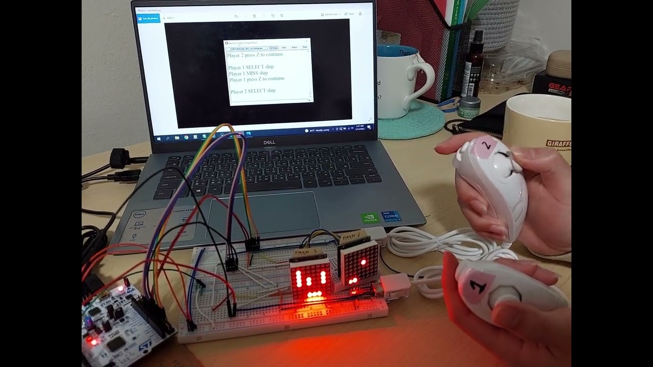 ECE153B Final Project - Battleship =^._.^= ∫ (Anna Koh and Eric Hsieh)