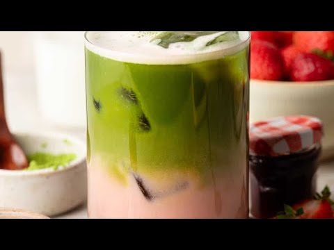 TRYING A NEW COFFEE SHOP IN MISSOURI | ICED STRAWBERRY MATCHA!