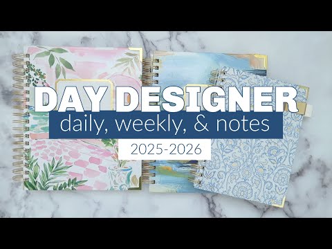 2025-2026 Day Designer | Daily Planner | Weekly Planner