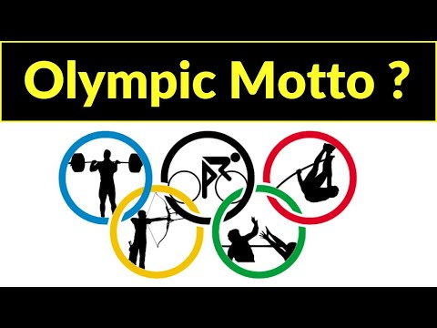 Olympic Motto | olympic motto citius altius fortius | olympic motto in english | motto of olympic