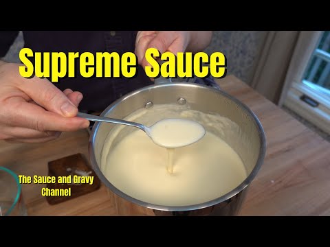 Supreme Sauce | Sauce with Chicken | Sauce for Chicken Recipe | White Sauce for Chicken