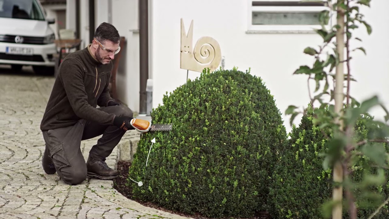 ¿Cómo Utilizar tu Cortasetos a Batería STIHL HSA 26?