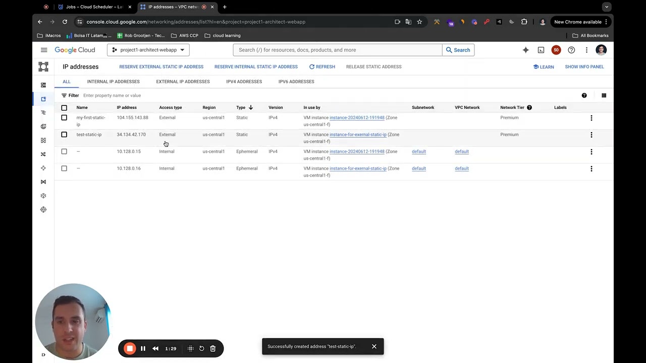 How to Reserve and Assign a Static IP Address to Your Google Cloud Instance (2024)