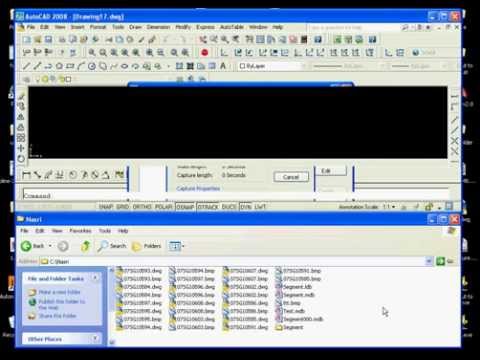 Example of automatic drawing in AutoCAD by VBA (Output dwg, Bmp)