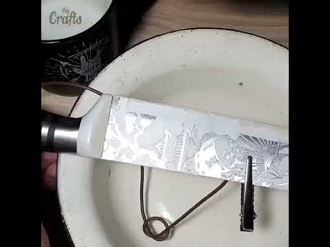 Unleashing Metal Art with Battery Power! ⚡️