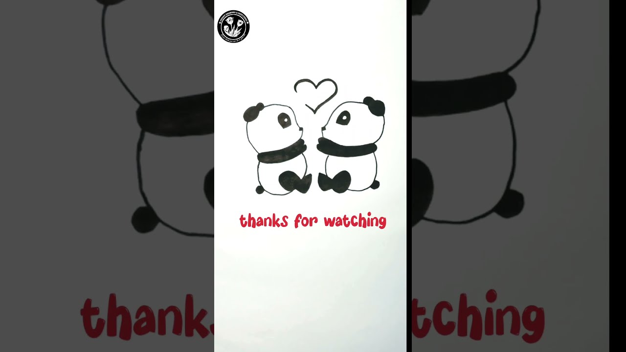 One line Art #love pandas #black & white #shorts #amazing #trending #viral