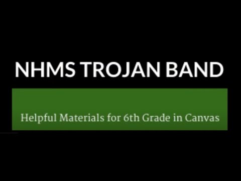 Canvas 6th Grade