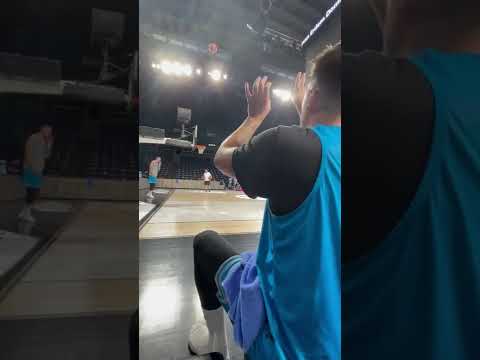 Luka Doncic from the BENCH 😳 (via @kzs_si/Twitter)