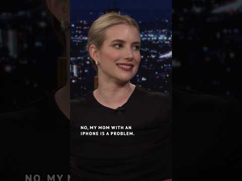 #EmmaRoberts’ mom loves her creepy #AmericanHorrorStory makeup: “Gorgeous ❤️” #FallonTonight #AHS