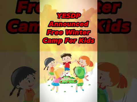Yesdp Announced Free Winter Camp For Kids #freelancing #yesdp #shorts