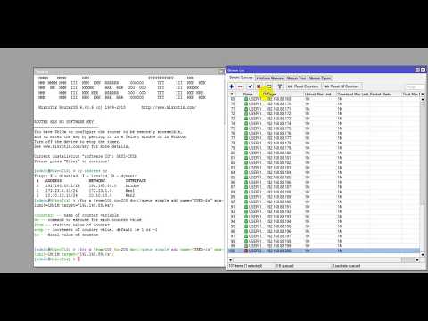 Mikrotik simple queue script (base on IP)