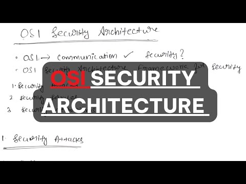 #2 OSI Security Architecture Explained in English | Cryptography and Network Security