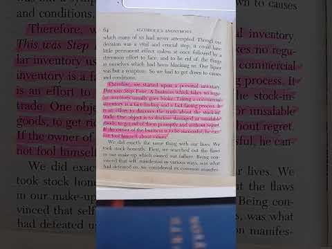 AA Step 4 Big Book Pg 64 Commercial Inventory