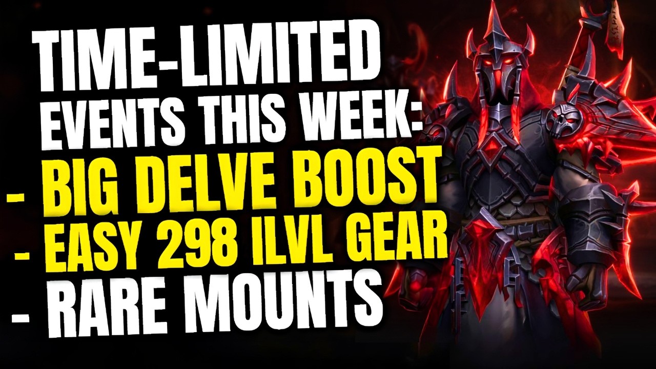DON’T MISS These Events This Week! Rare Mounts | 298Ilvl GEAR | Delves Boost! WoW Midnight 12.0.5