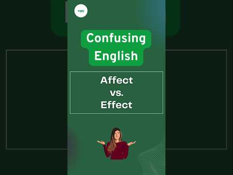 Confused between effect and affect?#englishunlocked#english#affect&effect#confusingwordsinenglish