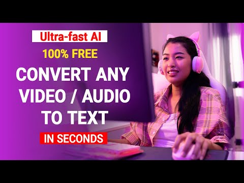 Best AI: How to transcribe Video or audio to text for free