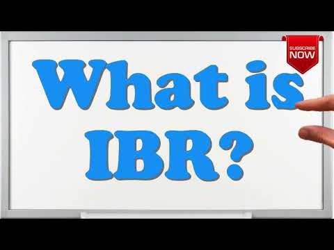 What is the full form of IBR?