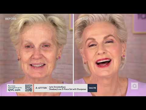 tarte SmolderEyes Shadow/Liner 5-Piece Set with Sharpener on QVC