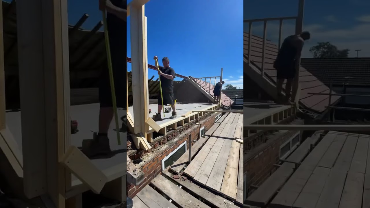 Timber work in a dormer #carpenter #carpentry #loft #joinery #roofing #diy #timberframe