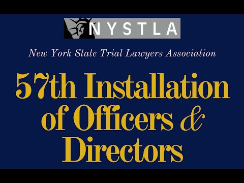 NYSTLA's Installation of Officers & Directors 2024