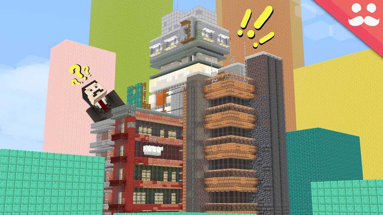Building Minecraft skyscrapers for the first time