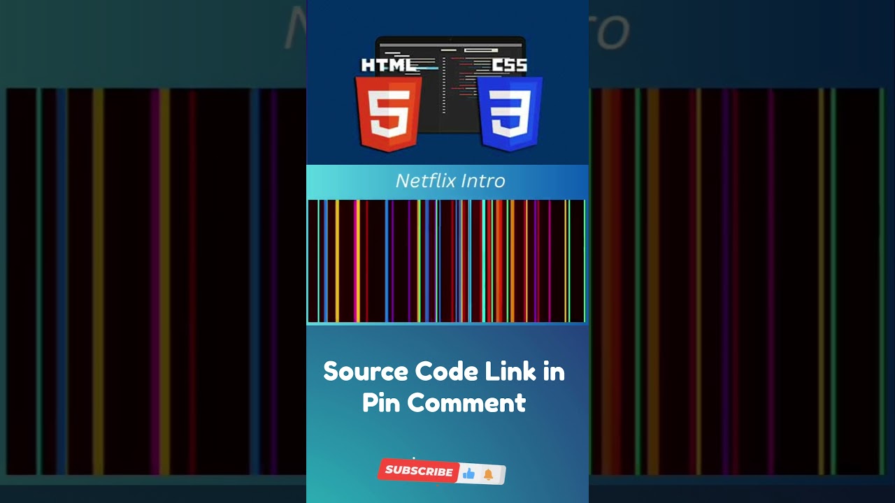 Netflix Intro Animation using HTML, CSS and Animation With Source Code  #ai #coding #css #html