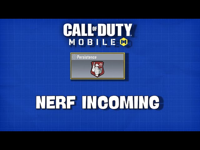 COD Mobile's Persistence perk set to get a massive nerf, respawn ...
