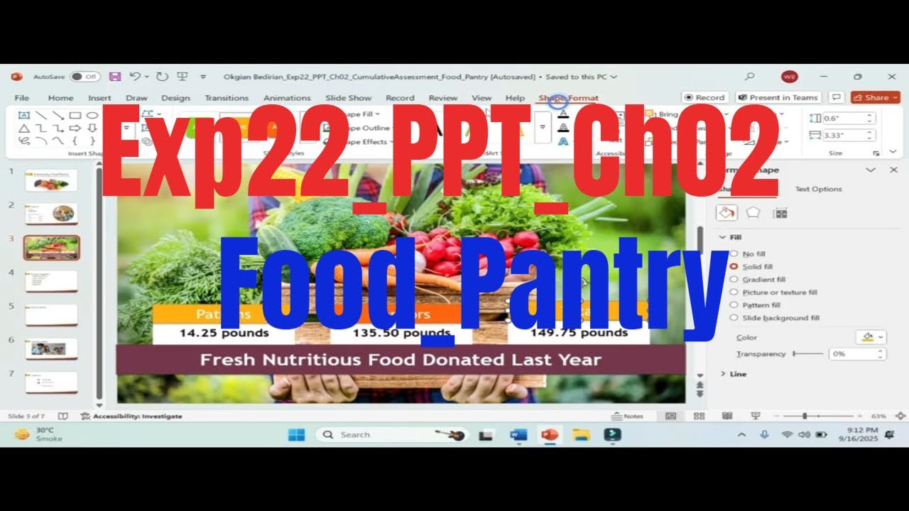 Exp22_PowerPoint_Ch02_CumulativeAssessment _Food_Pantry | PPT Ch02 Food Pantry | @PearsonSolution
