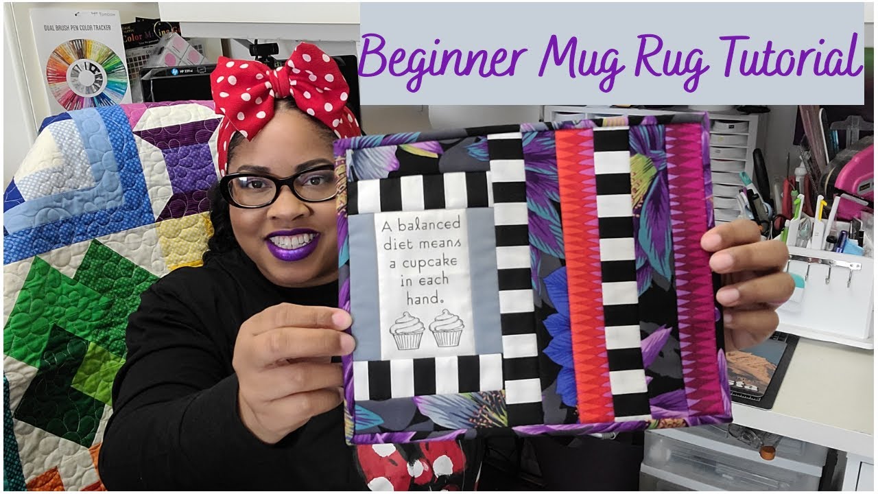 Quilt As You Go Mug Rug Tutorial | Beginner Tips
