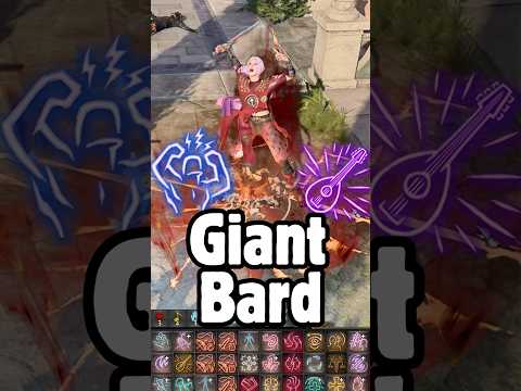 Giant Bard Barbarian Build in Baldur's Gate 3