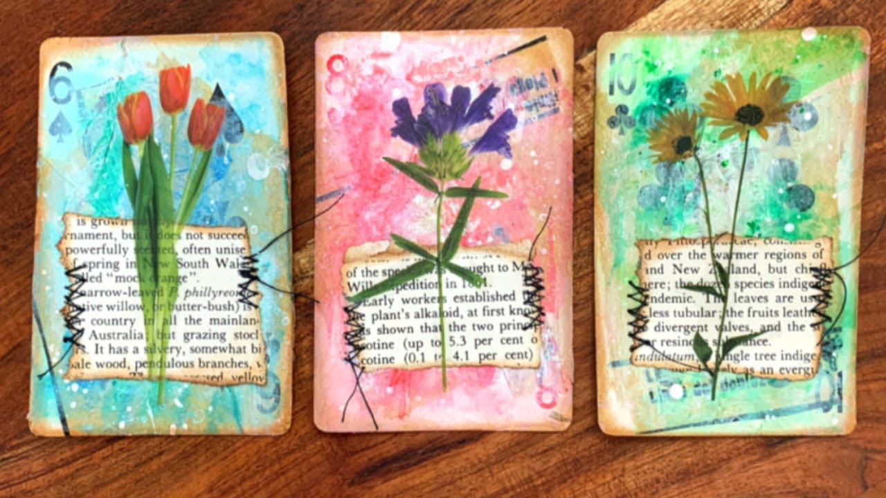Process Video - Altered Playing Card - Technique 1