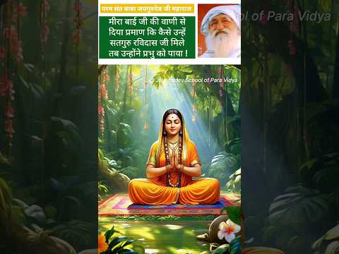 मीरा बाई जी को कैसे प्रभु के दर्शन मिले ? - बाबा जयगुरुदेव #jaigurudev #mirabai