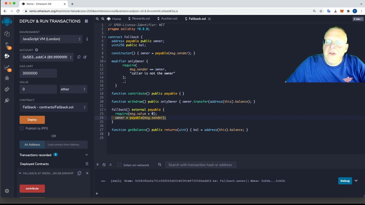 C 355 Exploiting a Fallback Function