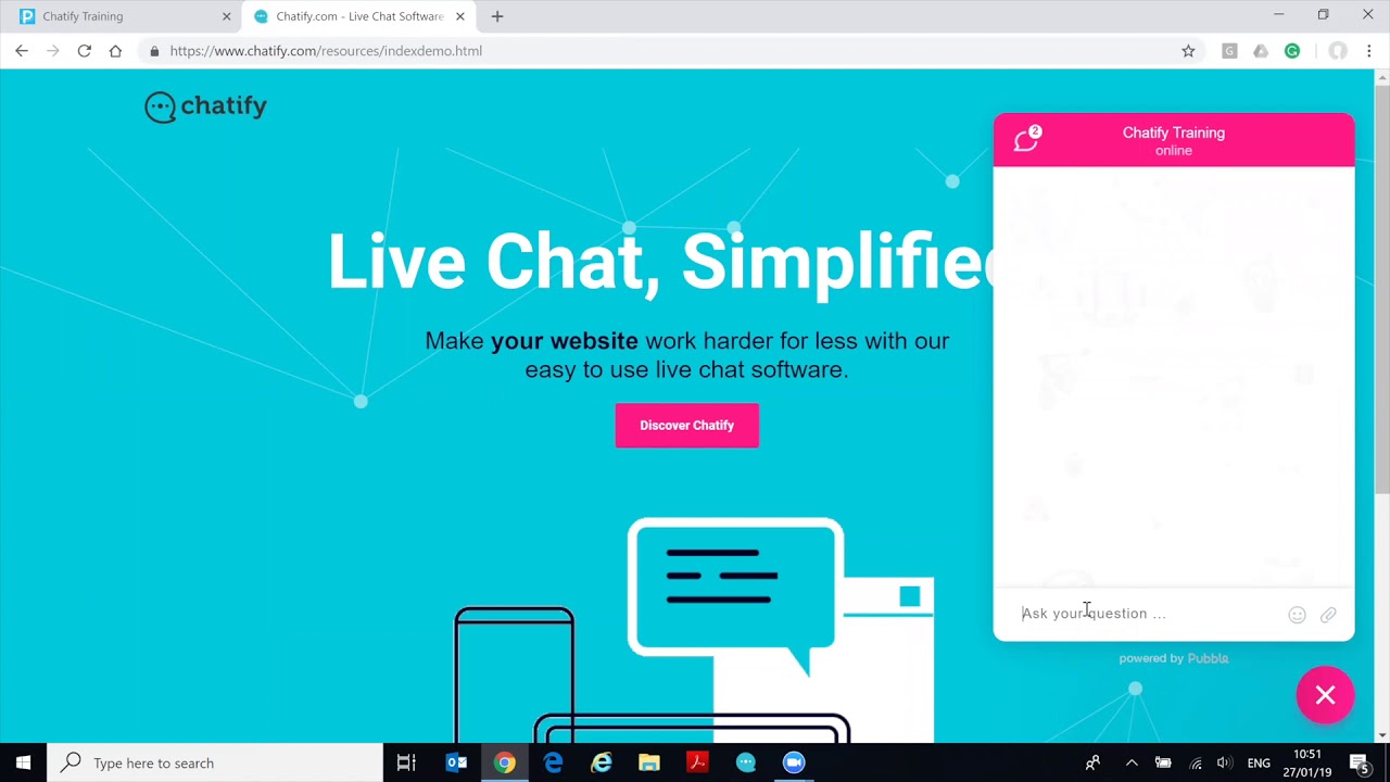 Chatify Dashboard Overview