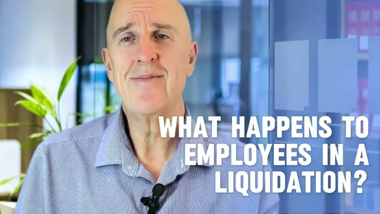 What happens to employees in a liquidation?