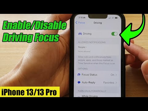 iPhone 13/13 Pro: How to Enable/Disable Driving Focus