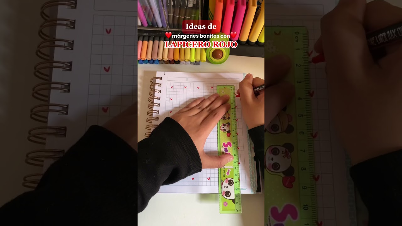 Ideas de #margenes bonitos para tus cuadernos | #sgramperu #shorts #margenesfaciles