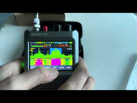Malahit DSP2 portable SDR receiver: unboxing and a brief overview of features