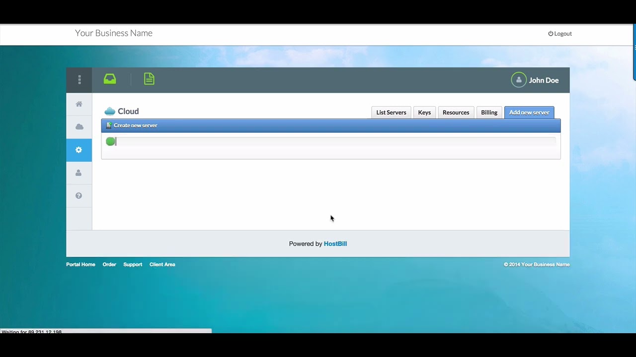 Cloudstack for HostBill - Creating new VM