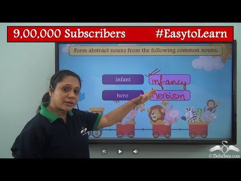 How to form Abstract Noun from Adjective, Verb and Common Noun | CBSE | NCERT | ICSE
