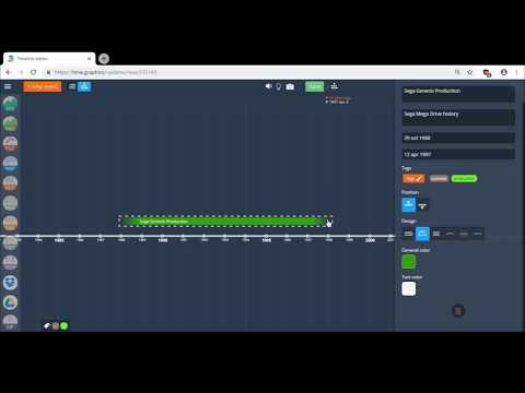 Adding time periods. Videobook – timeline maker tutorial.