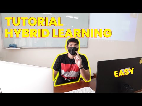 Tutorial Menggunakan Hybrid Learning Dengan Mudah dari Komputer Kita bersama Dosen Milenial.