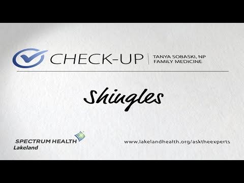 Check-up: Shingles (Tanya Sobaski, NP)