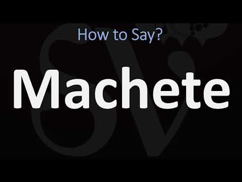How to Pronounce Machete? (CORRECTLY)