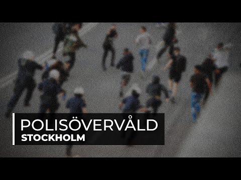 Polisövervåld i Stockholm efter Black Lives Matter demonstration