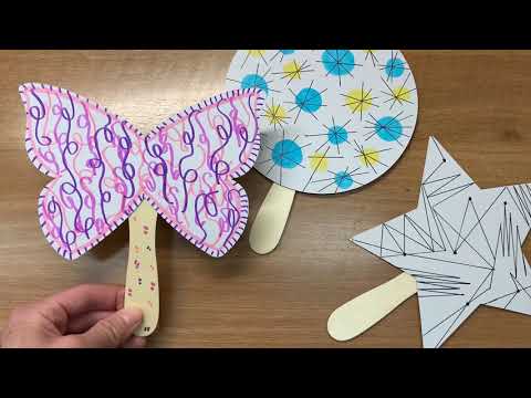 Activity Kit for Kids: Shape Fans